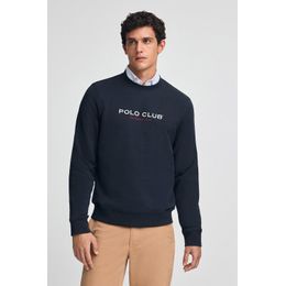 Sweatshirt marineblau im Relaxed Fit Established 2012 Polo Club