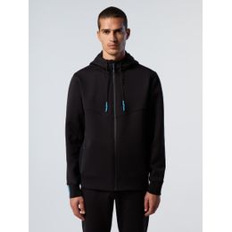 North Sails Kapuzenpullover Interlock-Rei&szlig;verschluss mit durchgehendem Rei&szlig;verschluss