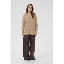Culture Strickpullover CUolivia Strickpullover Oversize fit beige