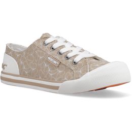 Rocket Dog Jazzin Mariposa Textil Damen Sneakers in Beige