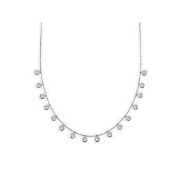 dKeniz Anh&auml;nger mit Kette 925/- Sterling Silber funkelnde Halskette