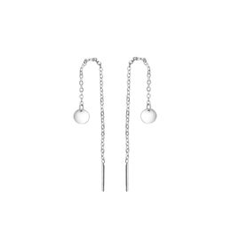 Celesta Silber Durchziehohrringe 925-Sterling Silber rhodiniert
