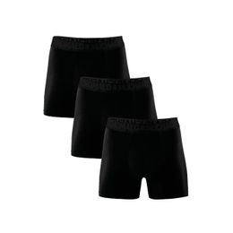 MUCHACHOMALO Herren Bambus Boxer Shorts - 3er Pack - Herren Unterw&auml;sche