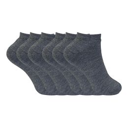 6 Paar Damen gepolsterte Thermo-Trainersocken