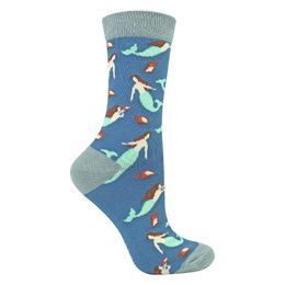 Damen Meerjungfrauen Muster-Bambus Socken