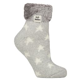 Heat Holders Damen Rippb&uuml;ndchen Thermo-Bett-Socken zum Entspannen