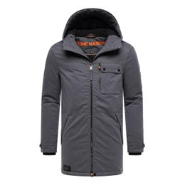 Stone Harbour Herren Winterparka Fintaan mit Fleecefutter & 2-Wege-Rei&szlig;verschluss