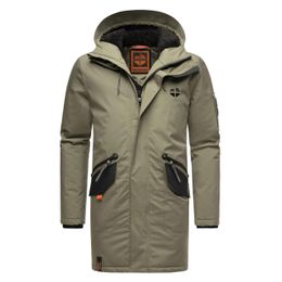 Stone Harbour Herren Winterjacke Ragaan mit Teddyfell & Kapuze