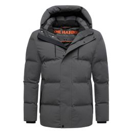 Stone Harbour Herren Winterjacke Taviaan mit Fleecekapuze & winddichtem Design