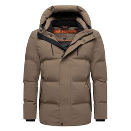 Stone Harbour Herren Winterjacke Taviaan mit Fleecekapuze & winddichtem Design