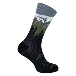 COMODO Herren Damen Leichte Performance Crew Merinowollsocken | Trekkingsocken