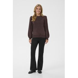 Kaffe Strickpullover KAregina Strickpullover Regular fit dark brown