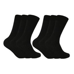 6er-Pack Herren Dicke Warme Wollmischung Wandersocken