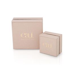CAI Fu&szlig;kette 925 Silber ros&eacute;vergoldet Pl&auml;ttchen Boho