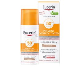 Eucerin Sonnenschutz Pigmentkontrollgel-cremefarbe Spf50+ #mittel 50 ml