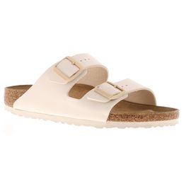 Birkenstock Damen Flache Sandalen Arizona Slip-On Eierschale