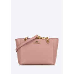Wittchen Damen-Schultertasche aus rosa Leder