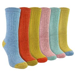 6 Paar Damen Alpaka Lounge-Socken f&uuml;r das Bett