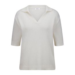 Peter Hahn - Pullover mit Polokragen, weiss, Gr. 48 / XL