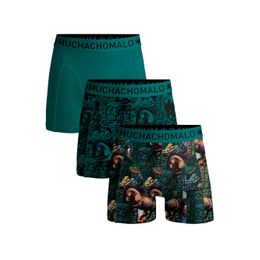 MUCHACHOMALO Herren Boxer Shorts - 3er Pack - Herren Unterw&auml;sche
