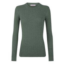 Pullover Zopfmuster Pullover Mit Rundhals