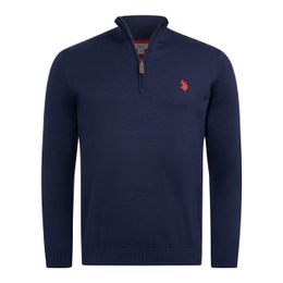 U.S. Polo Assn. Herren Half-Zip Strickpullover USKnooxx aus Baumwollmix
