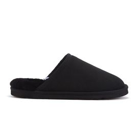 Australia Luxe Mool Herren-Hausschuhe, schwarz