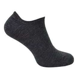 Herren Merinowolle Low Cut Socken | Steven | No Show Warm Footsies Socken - Charcoal