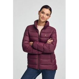 Jacke Salma Embroidery burgunderrot mit Rigby Go-Logo