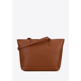 Wittchen Damen-Laptoptasche, 15, 6 Zoll, Kunstleder, Braun, &Ouml;ko-Leder