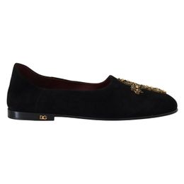 Dolce & Gabbana Dolce Gabbana Crossembellierte Ballerina-Schuhe