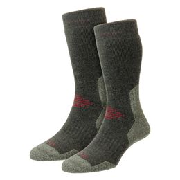 Herren Wander- und Wandersocken aus Wolle, vollst&auml;ndig gepolstert, schwergewichtig mit Fu&szlig;gew&ouml;lbeunterst&uuml;tzung