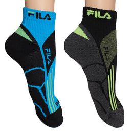 Fila 2er-Pack Herren Viertel-Laufsocken F2526