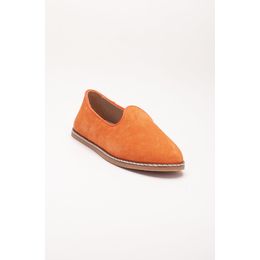 Istanbul Wildleder Leder Slip-On Flache Schuhe Damen