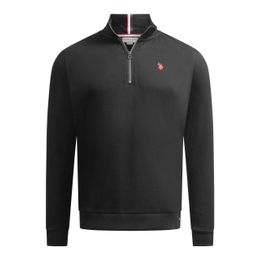 U.S. Polo Assn. Herren Half-Zip Pullover USNiico aus Baumwollmix
