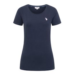 U.S. Polo Assn. Damen T-Shirt aus Baumwoll-Stretch
