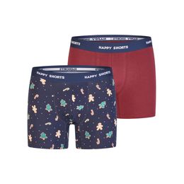Happy Shorts Herren Boxer ChristmasBoxershorts, Unterhose, Boxerbriefs