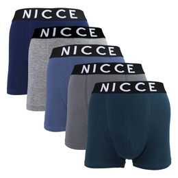 Nicce 5er-Pack Herren Boxershorts DILLOW - Weiche atmungsaktive Baumwolle Alltagsunterw&auml;sche