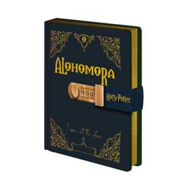 Harry Potter - Tagebuch "Alohomora", Verschlie&szlig;bar, A5 (Schwarz)