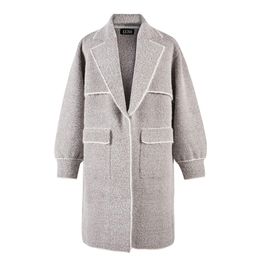 Australia Luxe Flow-Strickmantel, gebrannter Trenchcoat