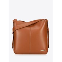Wittchen Damenhandtasche, braun, Kunstleder, &Ouml;ko-Leder