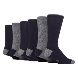 6 Paar wasserabweisende mittelschwere Outdoorsocken f&uuml;r Herren zum Wandern und Spazierengehen