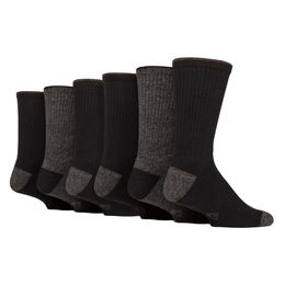 6 Paar Herren Wasserabweisende Mittelschwere Outdoorsocken f&uuml;r Wandern & Spazierg&auml;nge