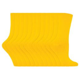 24 Paar Damen Schlichte Baumwollreiche Strumpfsocken