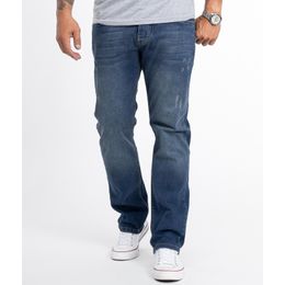 Rock Creek Jeans Straight Cut Blau