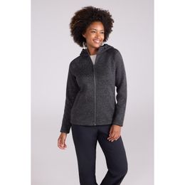 Mountain Warehouse - "Nevis" Hoodie mit durchgehendem Rei&szlig;verschluss f&uuml;r Damen (Dunkelgrau)