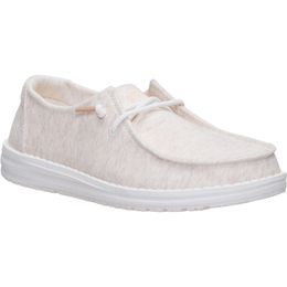 HEYDUDE Wendy Stretch-Jersey-Textil Damen Hausschuhe in Haferflocken