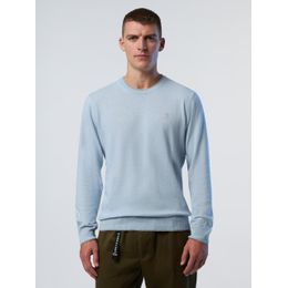 North Sails Pullover Rundhalsausschnitt mit gesticktem Logo