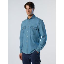 North Sails Hemd Leichter Denim