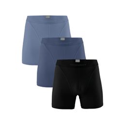 MUCHACHOMALO Herren Pima Baumwolle Boxer Shorts - 3er Pack - Herren Unterw&auml;sche